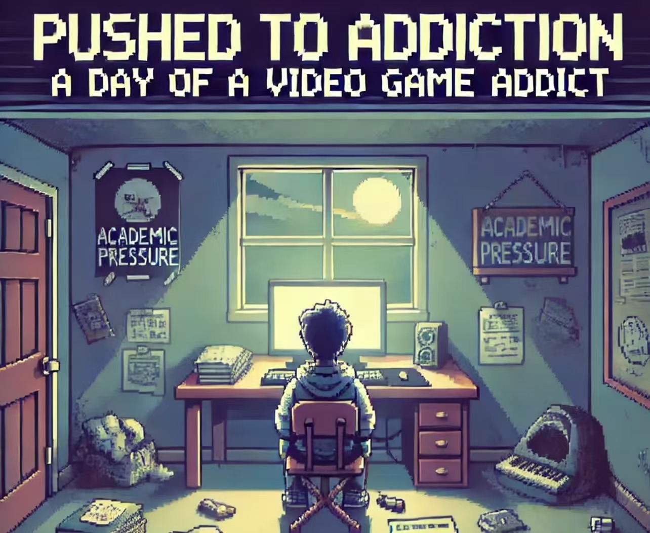 Pushed to Addiction: A Day of a Video Game Addict by Zijing Guo