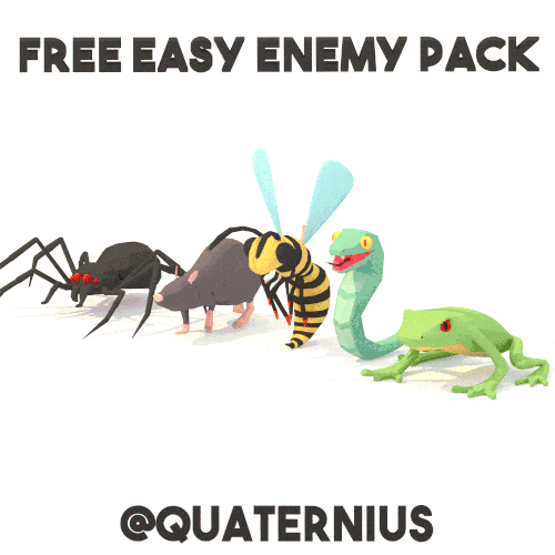 LowPoly Animated Easy Enemies by Quaternius