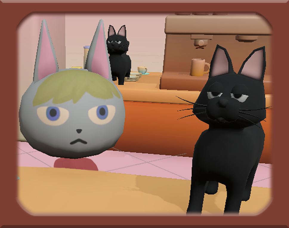 Meow & Brew (GameJam+ 2024-25) by bo1x, Stamp Dev