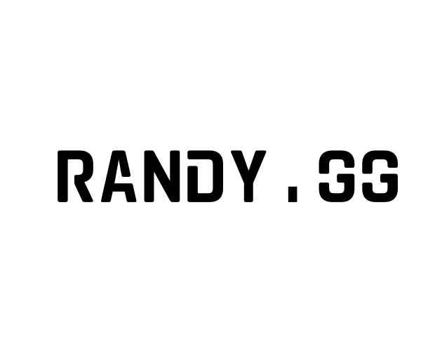 RANDY.GG font by randy