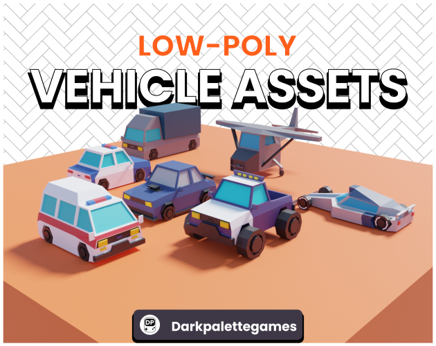 LOW-POLY VEHICLE ASSETS by DARK_PALETTE