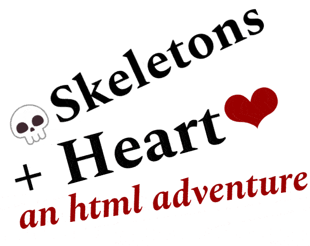☠ Skeletons + Heart by Lowlande52, CallMyLawyer, Jivechameleon, Et Al ...