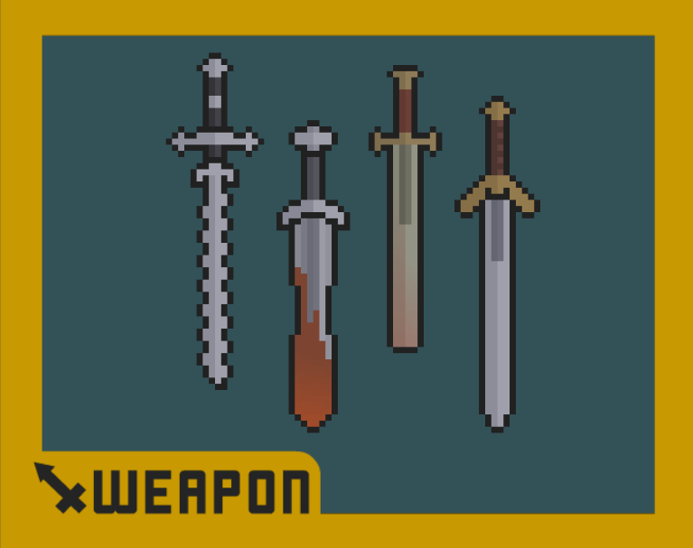 Pixel Greatsword Pack II by EMSALI Assets