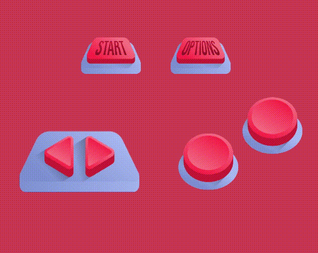 Game Console UI by amuser09