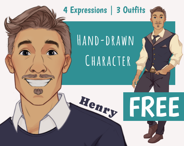 Male Character Pack - Customizable with Expressions and Outfits for ...