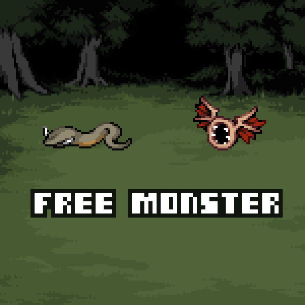 Free Animated Pixel Art Cave Monsters by AU_pixel
