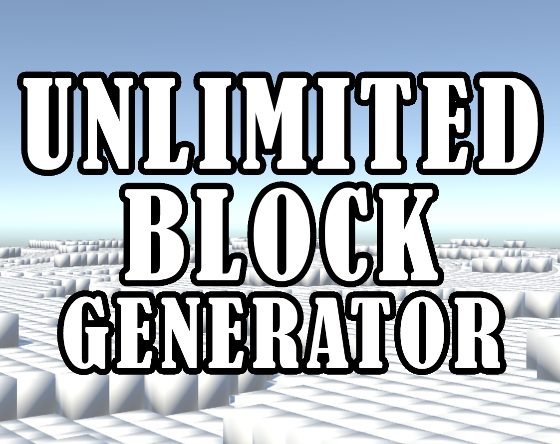 Unlimited Block Generator by Jester