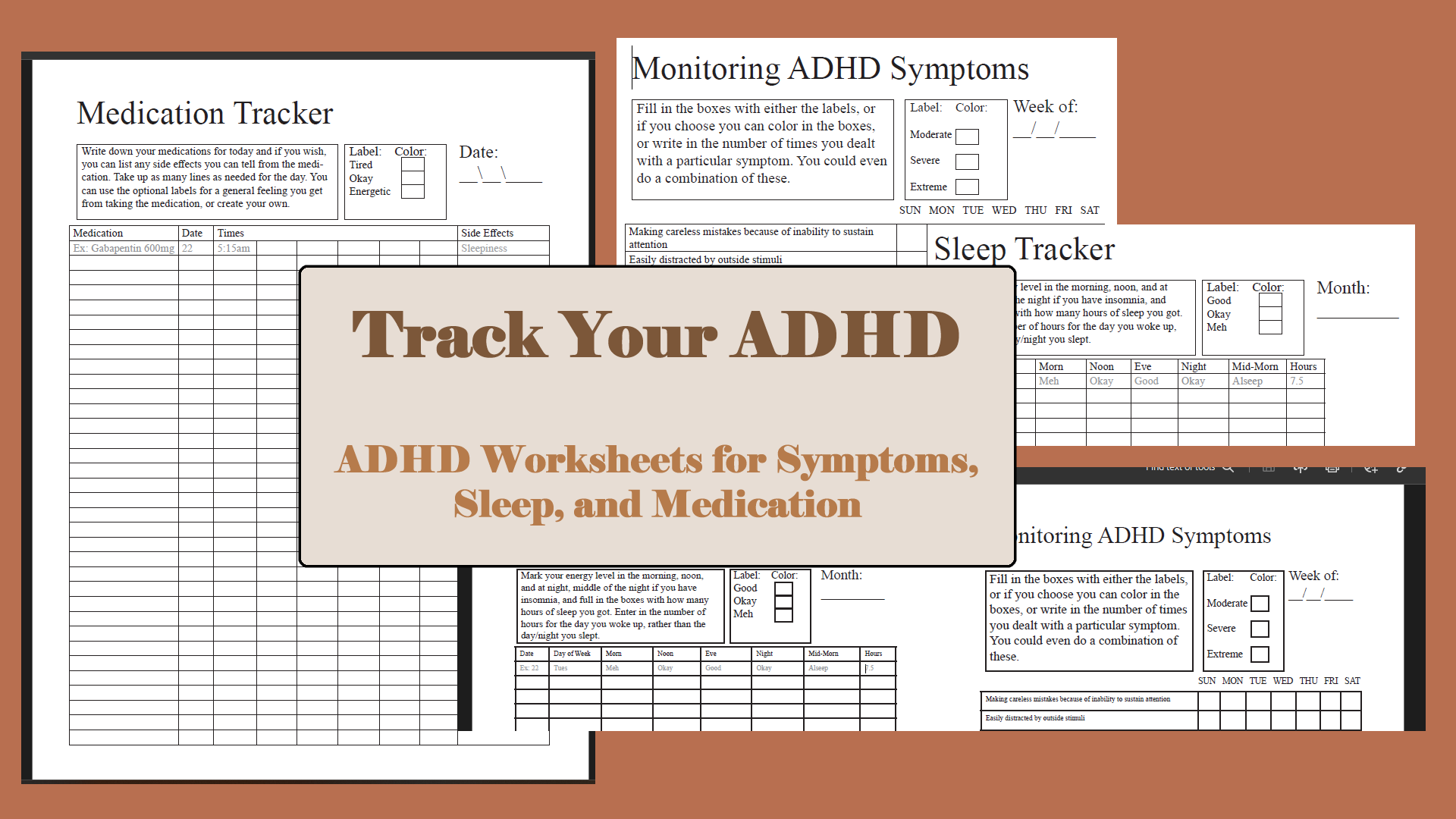 Added Monthly Packs in v1.1 - Track Your ADHD by Brother-to-Crows