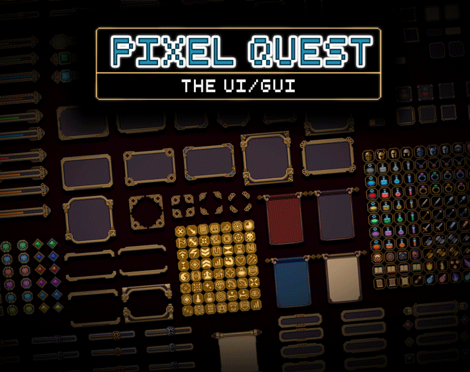 Update_09: Playstation controllers buttons - 2D Pixel Quest Vol.3 - The ...