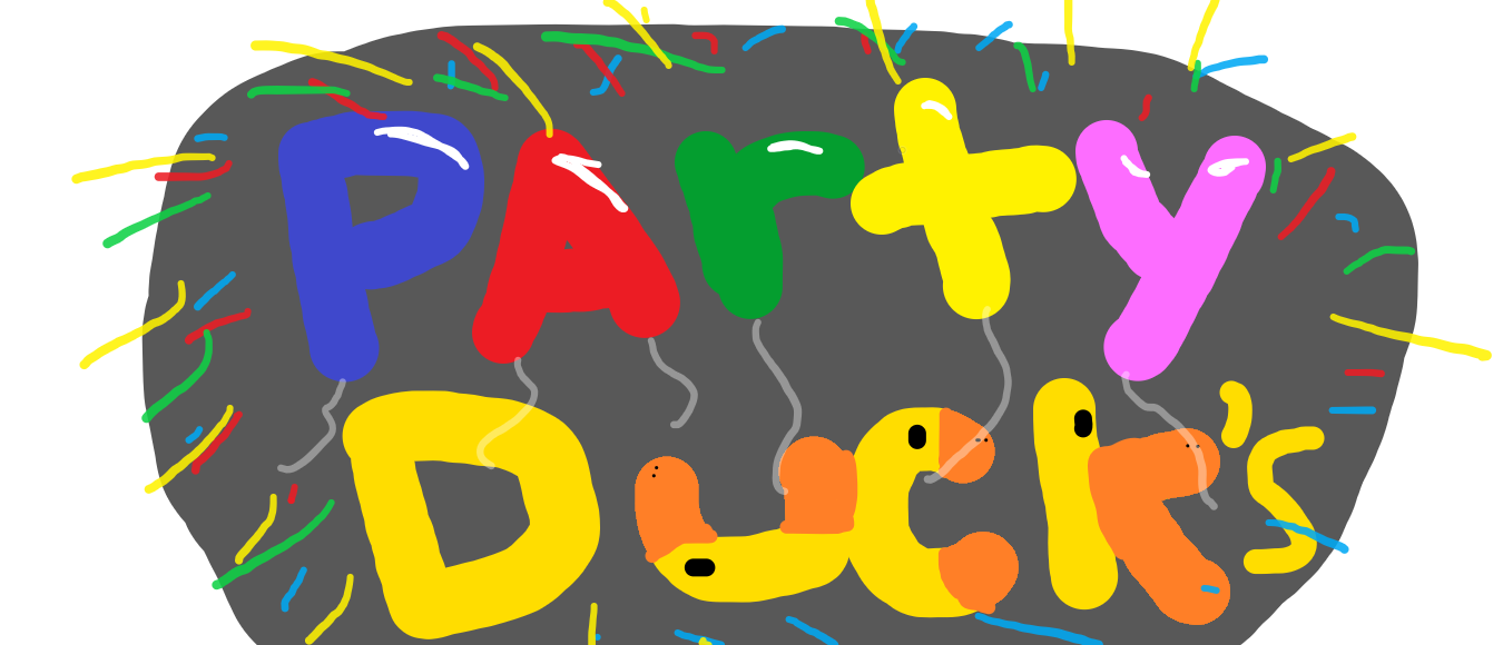 Party ducks - Party ducks by CruzyWuzYY