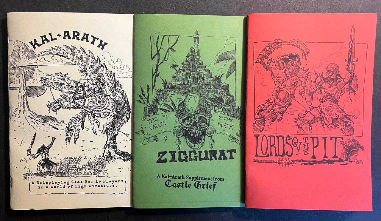 New Kal-Arath zines! - itch.io