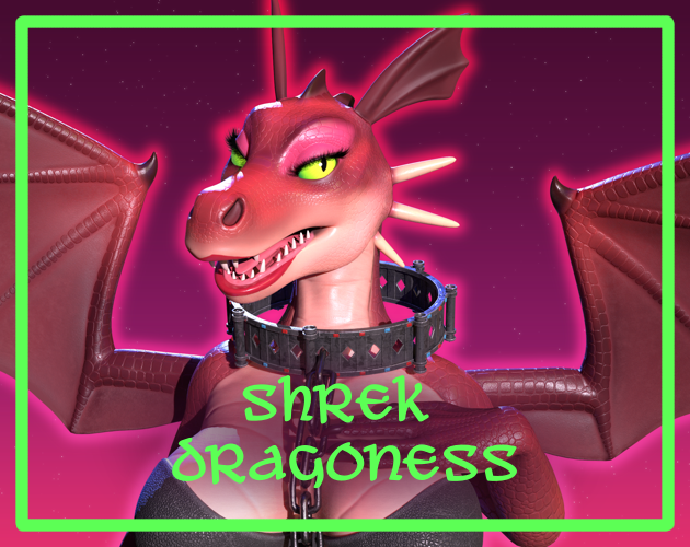 Shrek dragon (Elizabeth) Blender model by Silverim