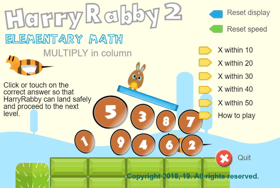 HarryRabby Elementary Math - Multiply in Columns by fingertainment