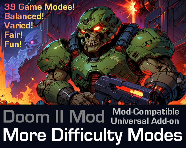 More Difficulty Modes Ultimate (Doom Mod) by Reactorcore