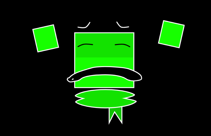 Green Square Dude - itch.io