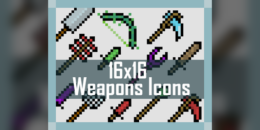 [16x16] RPG Weapons sprites by LimeZu