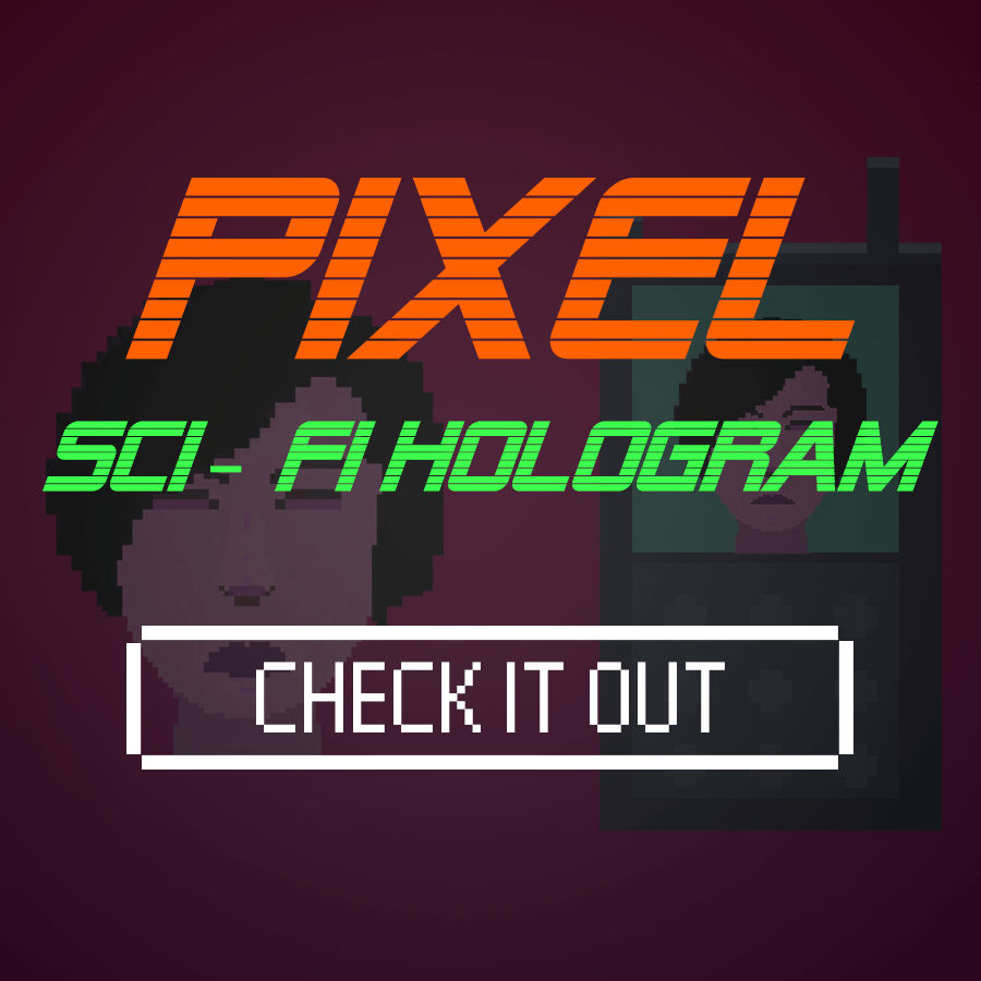 Sci-fi hologram & digital screen by NYKNCK