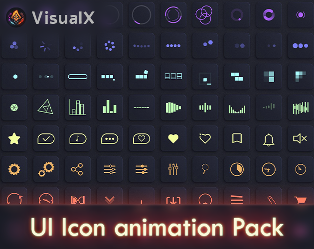 App UI Icon animation Pack: Volume 1 by VisualX