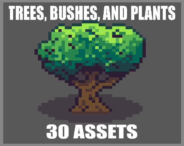 Trees, Bushes and Plants - 30 Assets by ZENITH-H