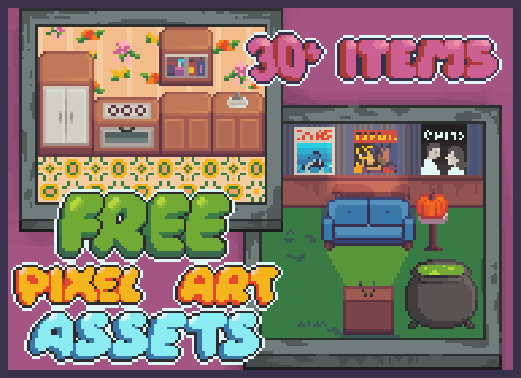 Free Pixel Art Assets by girlypixels Free Pixel Art Assets by girlypixels