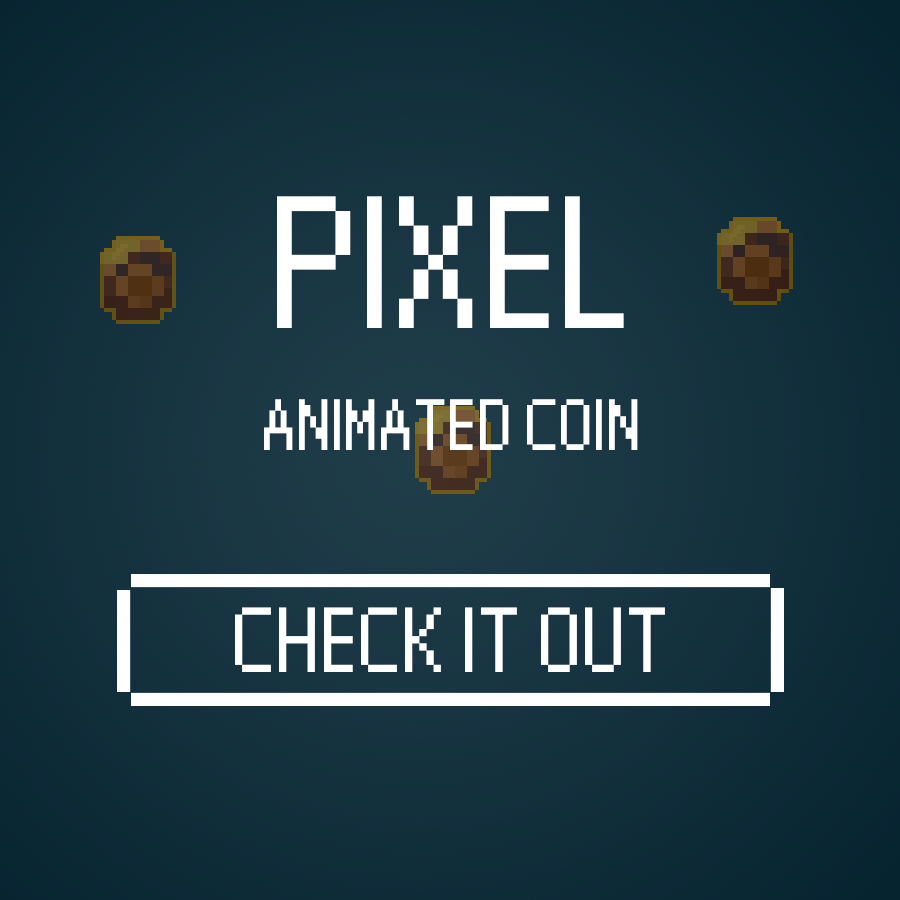 Animated Coin - Pixel by NYKNCK
