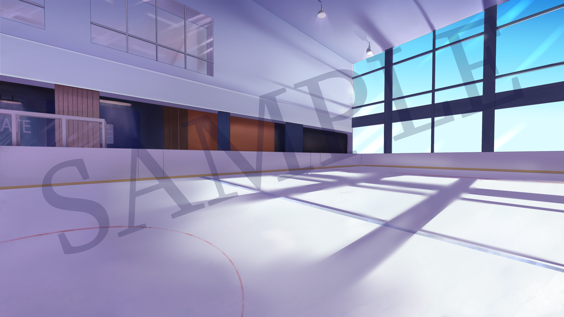 Background: Ice Rink by Nia