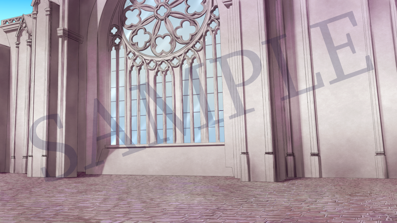 Background: Outside a Church by Nia