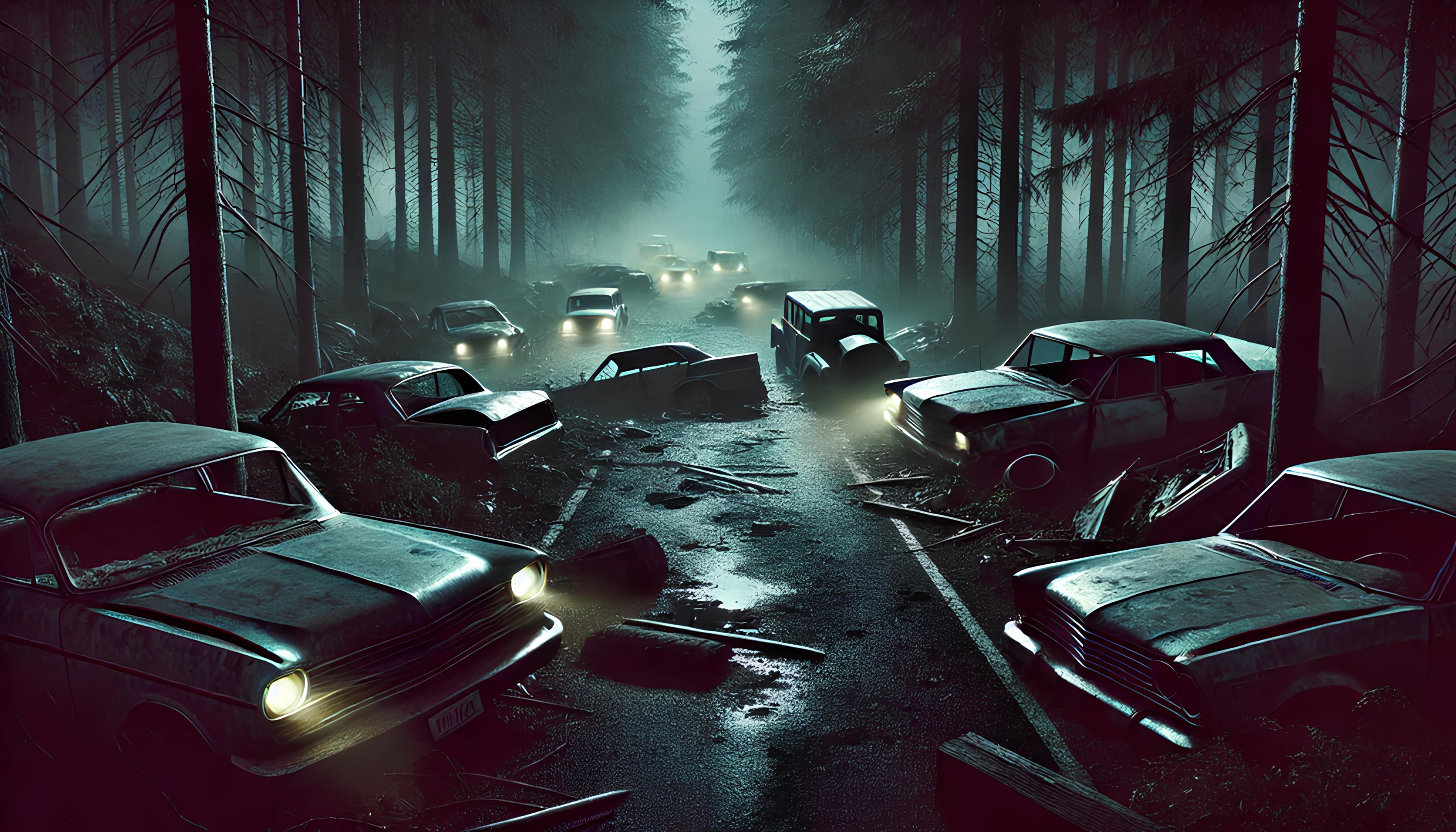Night Road by Syskils for Horror Hatch 3-DAY CHALLENGE #37 - itch.io