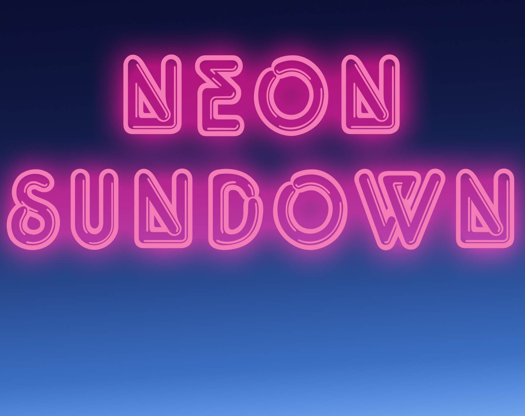 Neon Sundown by TheOtherTracy