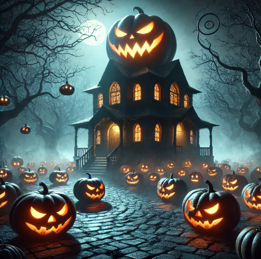 Haunted Pumpkin House by Nunaavy