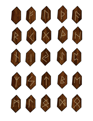 Printable Runes by 1veetvoojagig