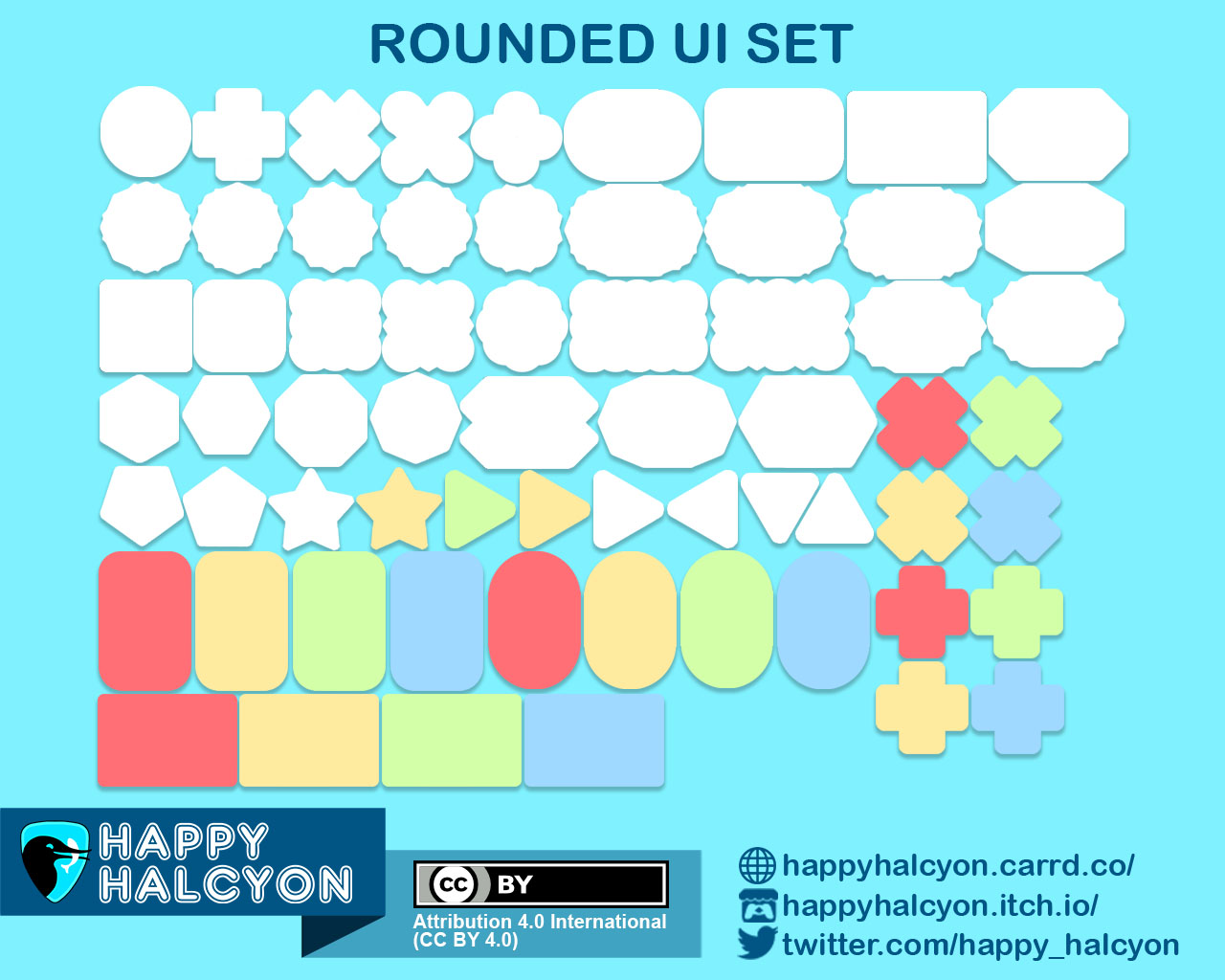 Rounded UI Set by Kailani Piñon