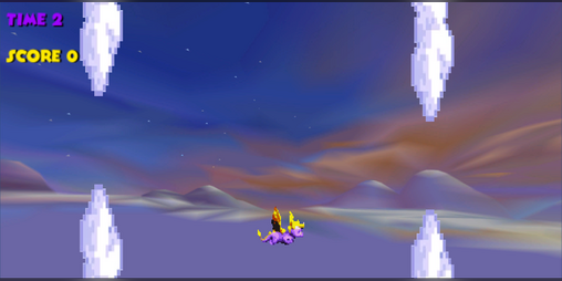 Spyro flappy bird by Fiiter