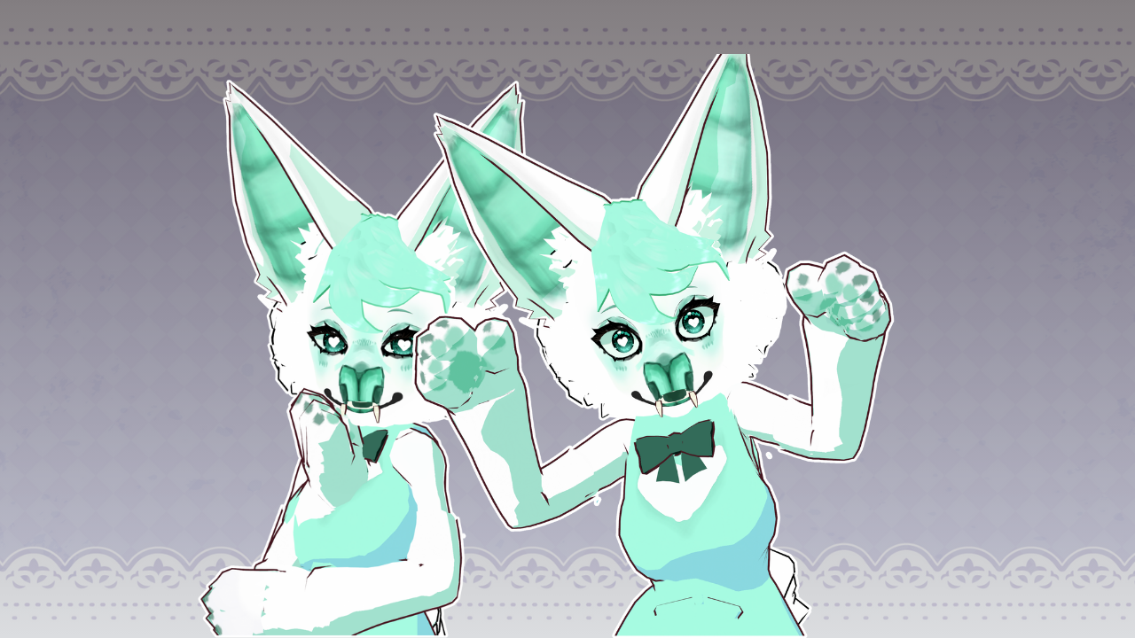 Minty 3D vtuber (vroid and vrm file) by Barbatus