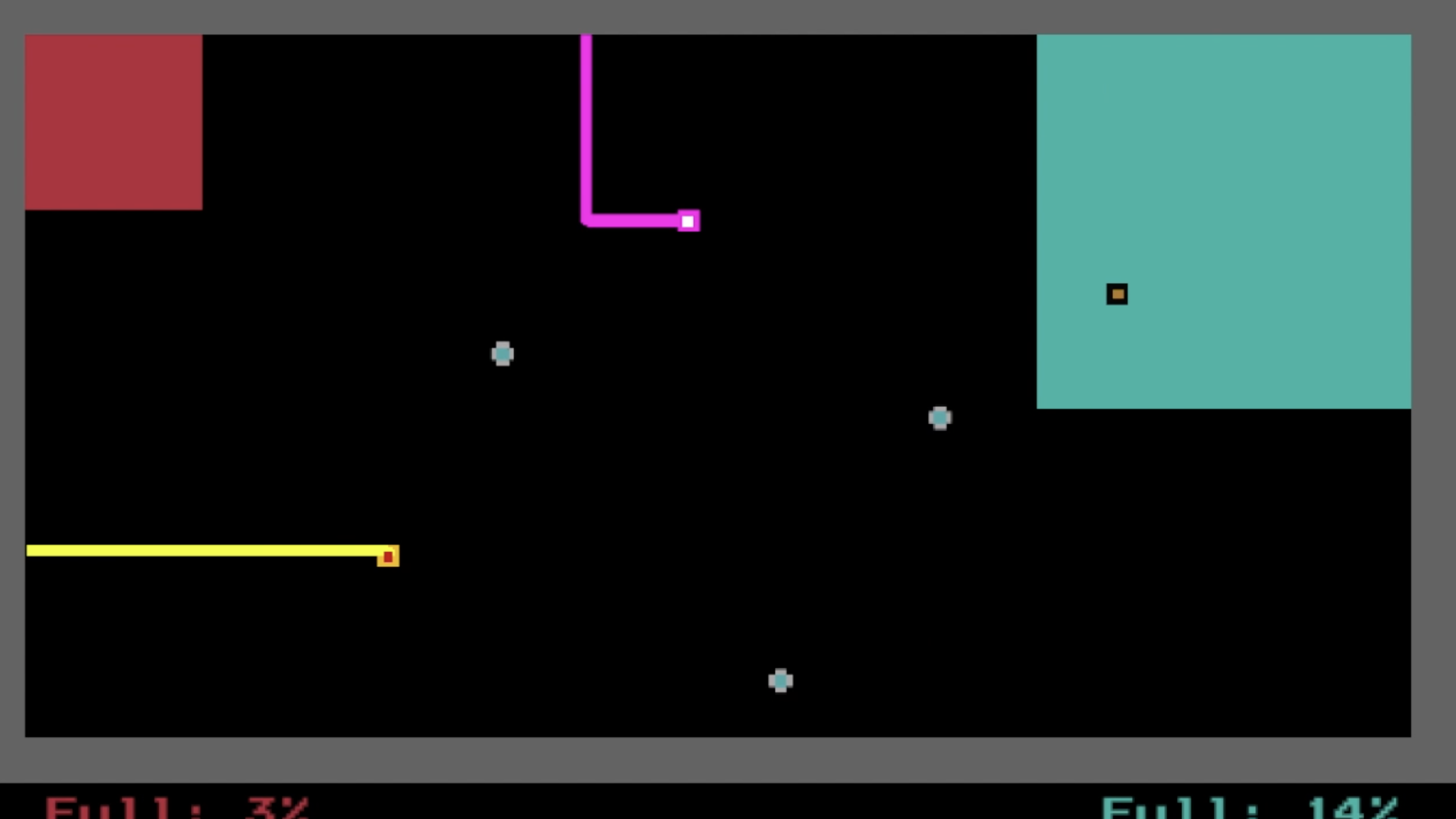 XONIX 1984 2 player remake by Idan-Shalom