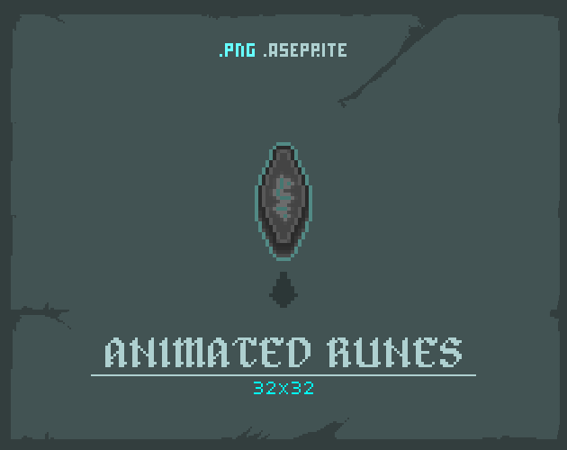 Pixel Art - Animated Runes by Arijkx