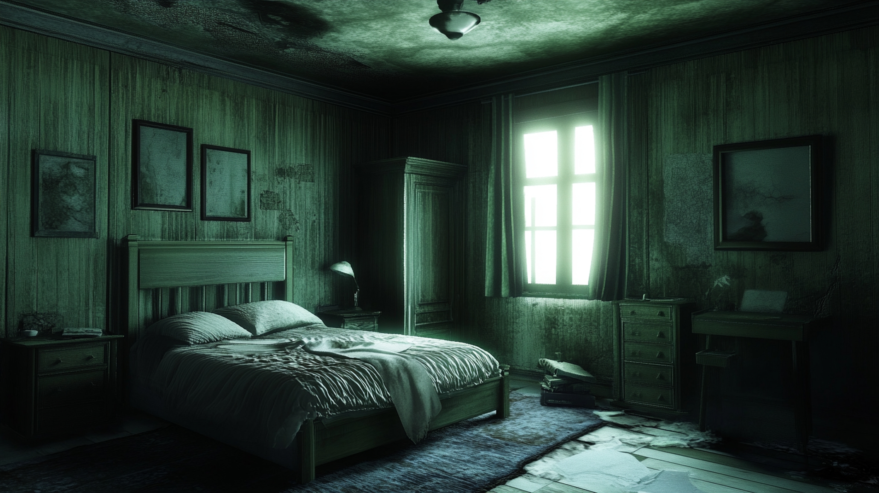 FREE HORROR BEDROOM VN BACKGROUNDS by Liminal Games