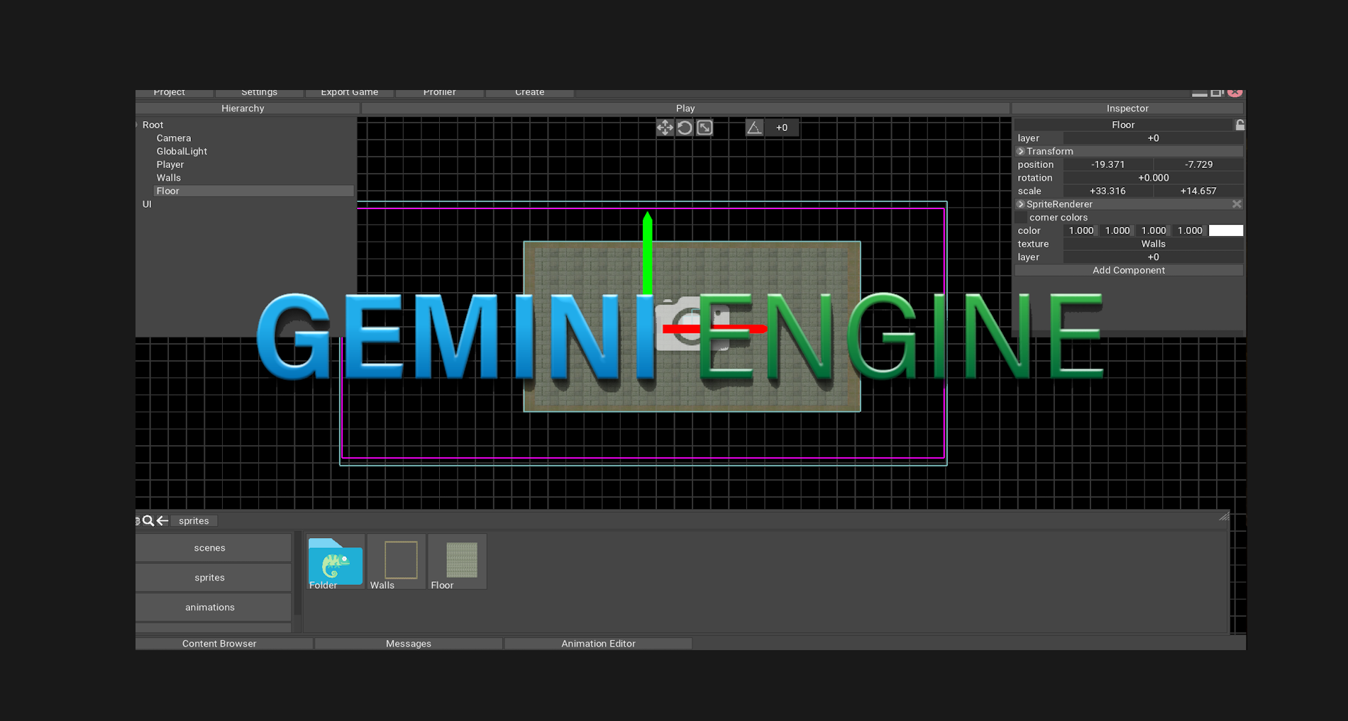 Gemini Engine 2D by Uneasy Game Studios