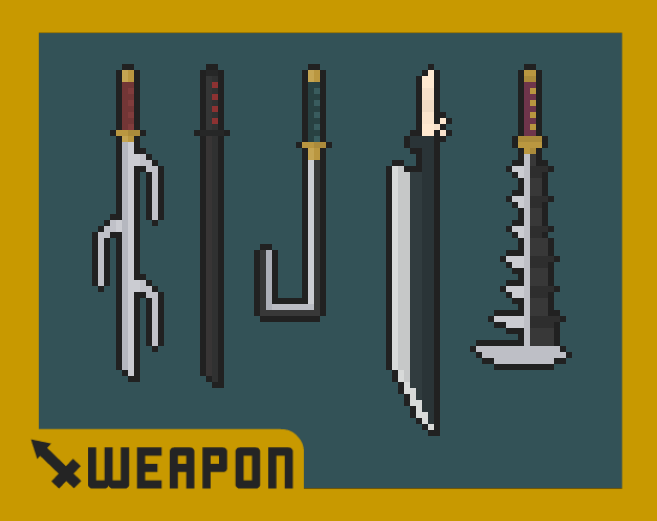 Pixel Melee Pack (Reapers) by EMSALI Assets