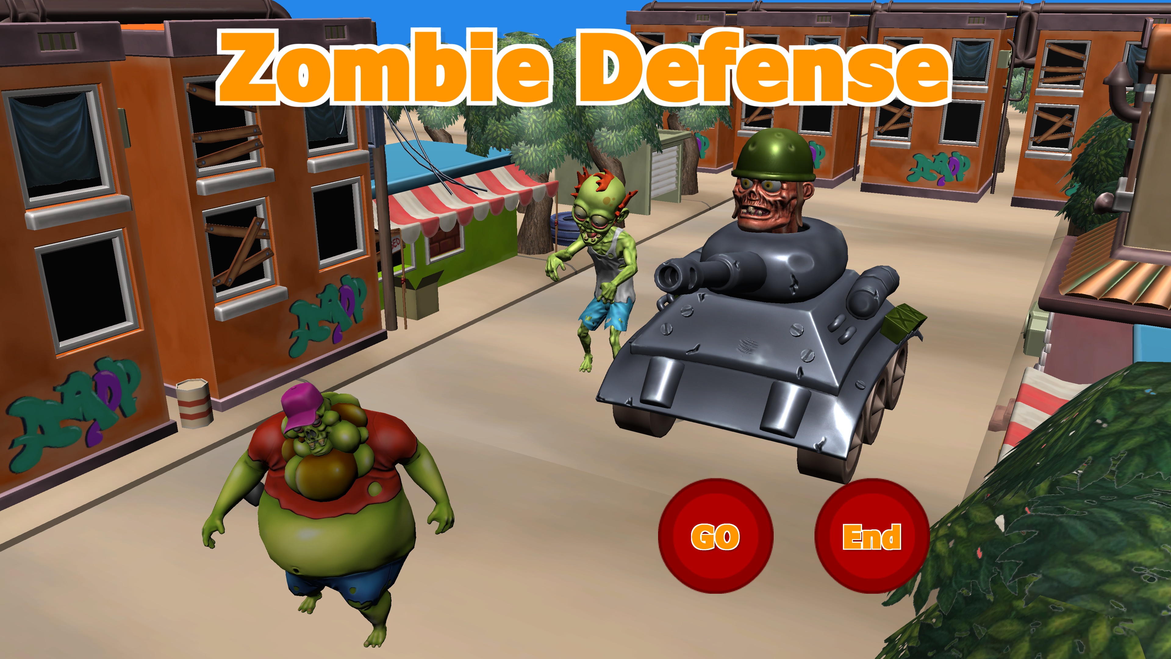 Zombie Defense by grinseengel