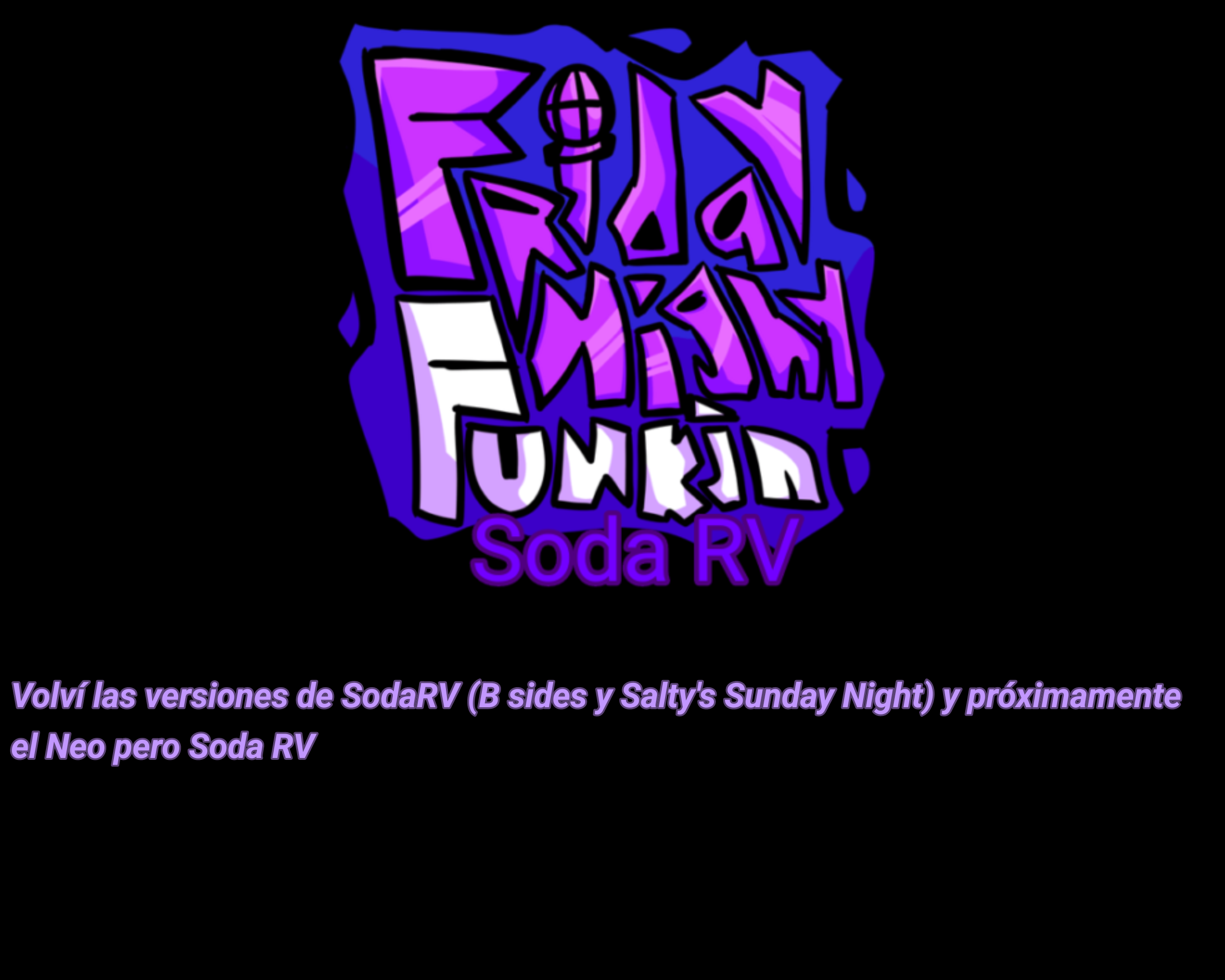 Friday Night Funky Soda RV (B Sides y Salty's Sunday Night) (vuelvo las ...