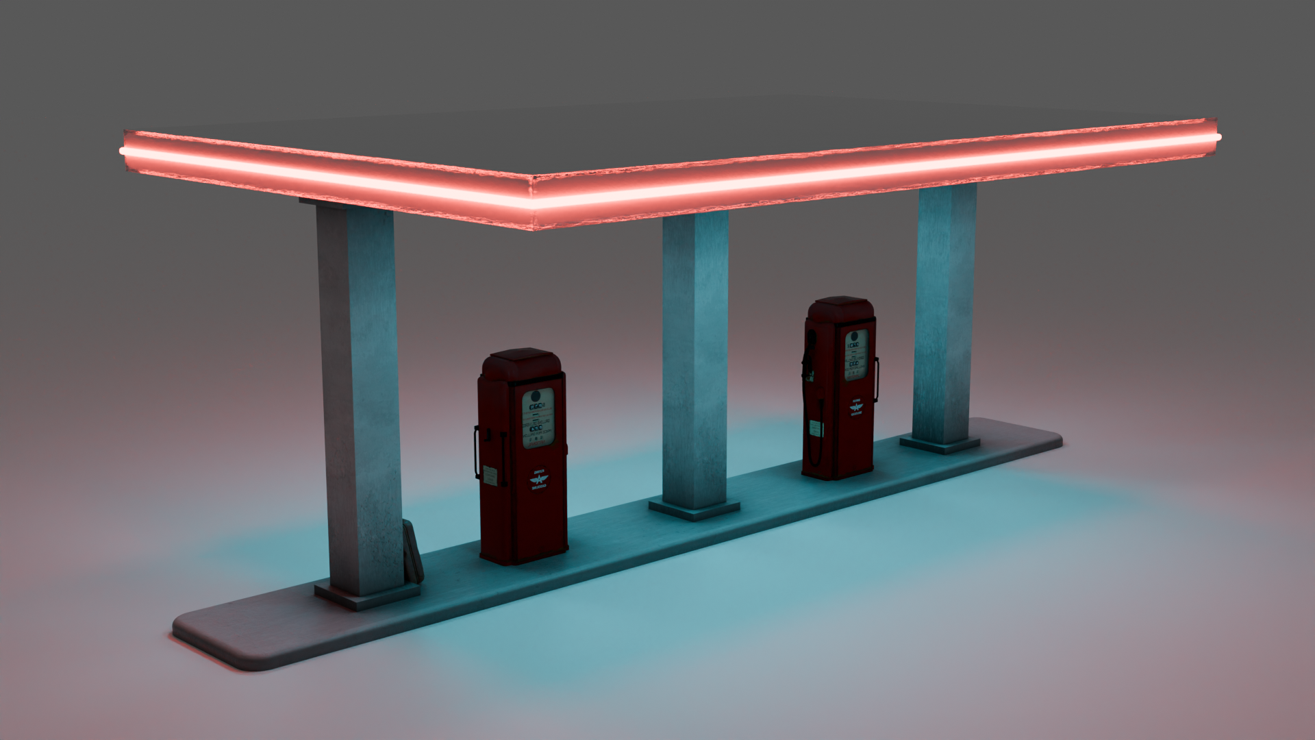 Basic Gas Station by Daniel