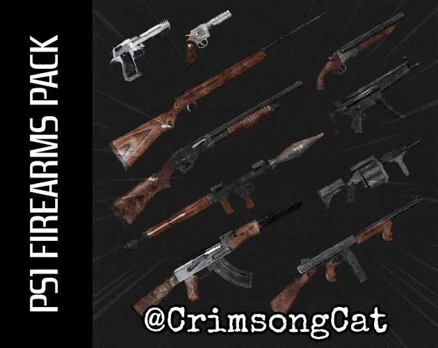 PS1 PSX Gun Pack by CrimsongCat