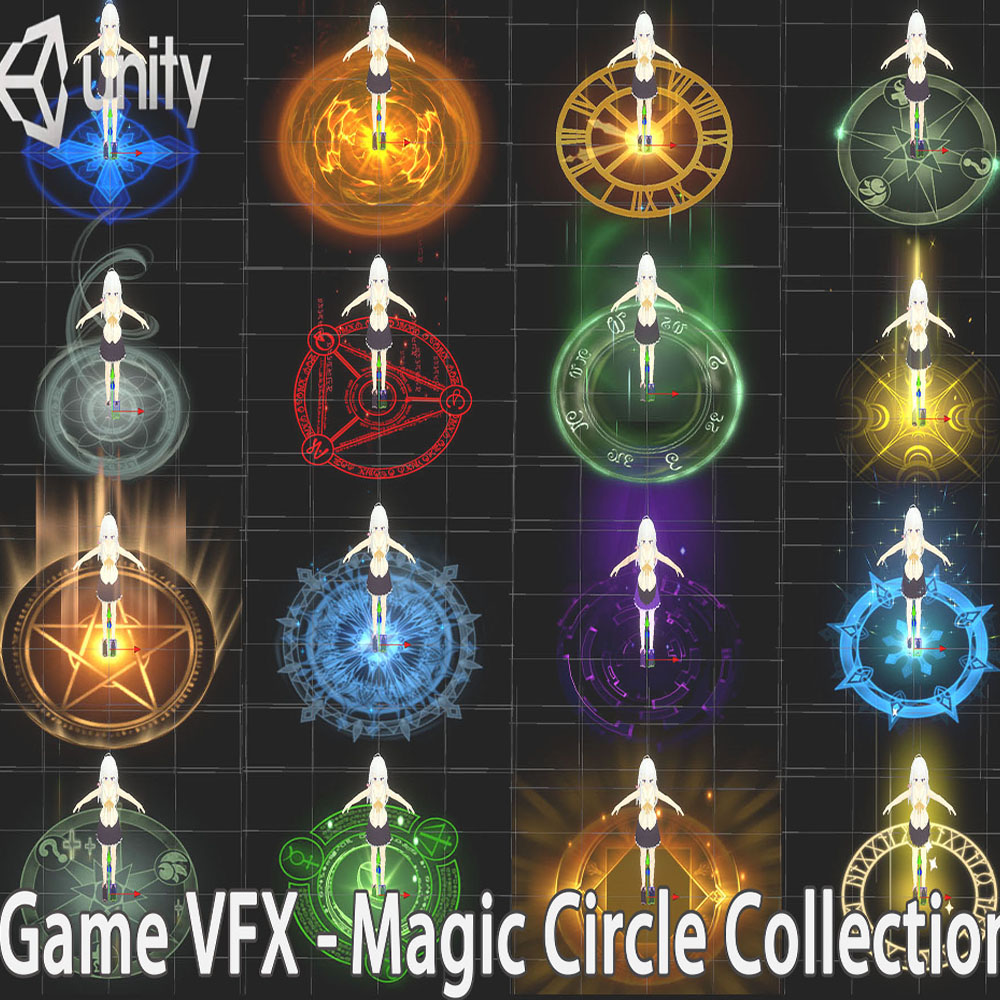 Unity Game VFX - Magic Circle Collection by Eric Wang_Unity VFX Artist