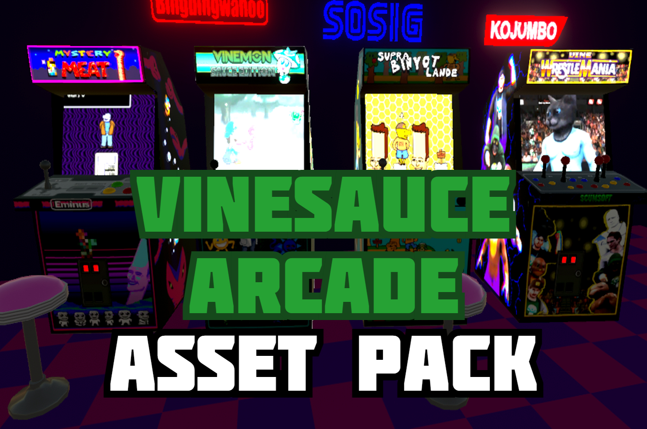 Vinesauce Arcade Asset Pack by AgentRedJackal