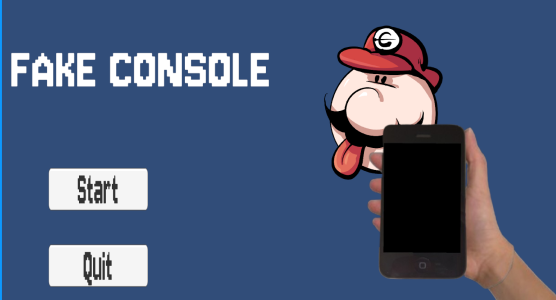 Fake console by haxamn