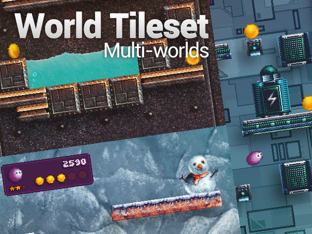 World Tileset - Multi worlds by moxica