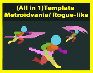 Roguelike - Metroidvania Template (All in 1) by Kendrick ML