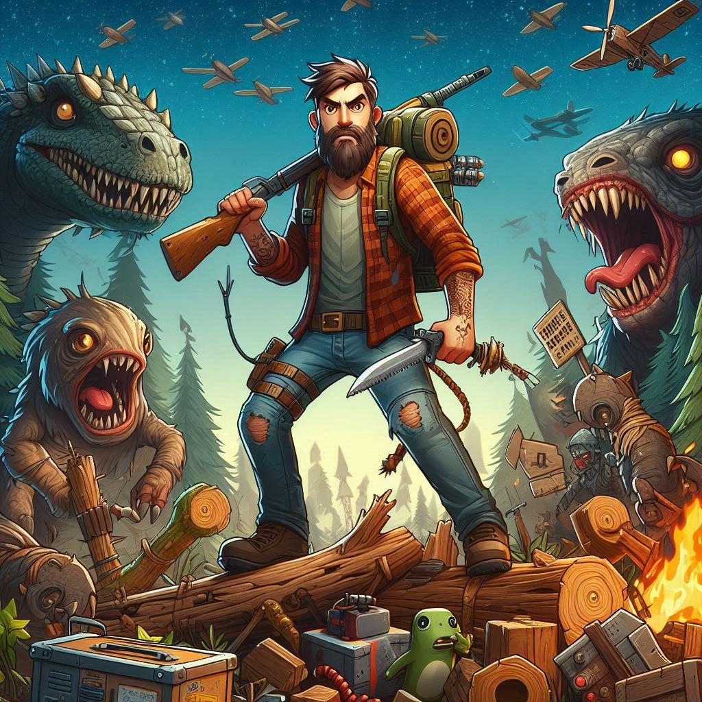 Survivor Guy Game by GamerDave141592