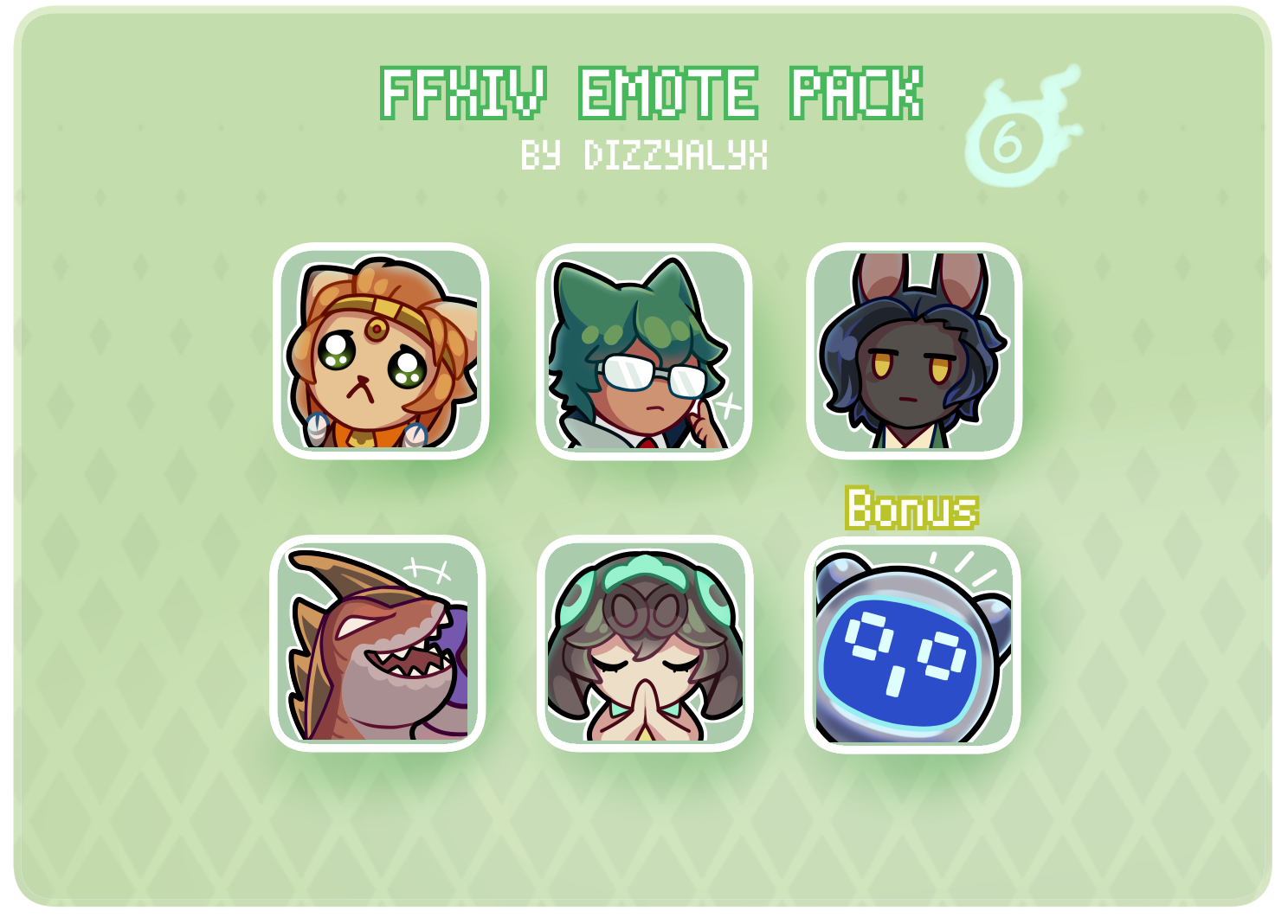 FFXIV Dawntrail Emote pack by DizzyAlyx